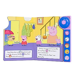 Peppa Pig - Ding! Dong! Let's Play! Doorbell Sound Book - PI Kids (Play-A-Sound)