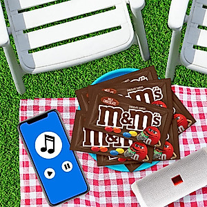 M&M'S Milk Chocolate Candy Singles Size 1.69-Ounce Pouch 48-Count Box