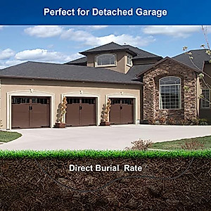 SNANSHI Outdoor Ethernet Cable 50 ft, Cat 7 Ethernet Cable 26AWG Heavy Duty CAT7 Waterproof Outdoor Direct Burial UV Resistant Internet Cable LAN Cable for Garage,POE Camera/WiFi Extender,Outbuilding