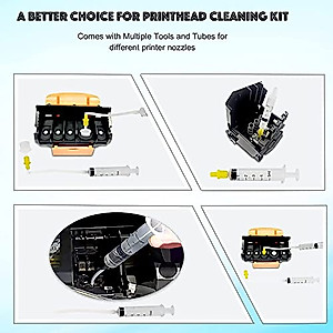 Inkpro Sublimation Printhead Cleaning Kit Inkjet Universal Printer Nozzle Cleaner Solution Print Head Cleaning for Epson HP Brother Canon - Works on Sublimation Ink, Pigment Ink and Dye Ink (100 ml)