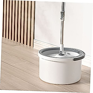 DOITOOL Disc Mop Cleaning Mop Window Glass Cleaner Household Cleaner Floor Dry Mop Cleaning Round Mop Round Mirror Floor Mop Wet Dry Mop for Floor Cleaning Floor Cleaning Mop to Rotate