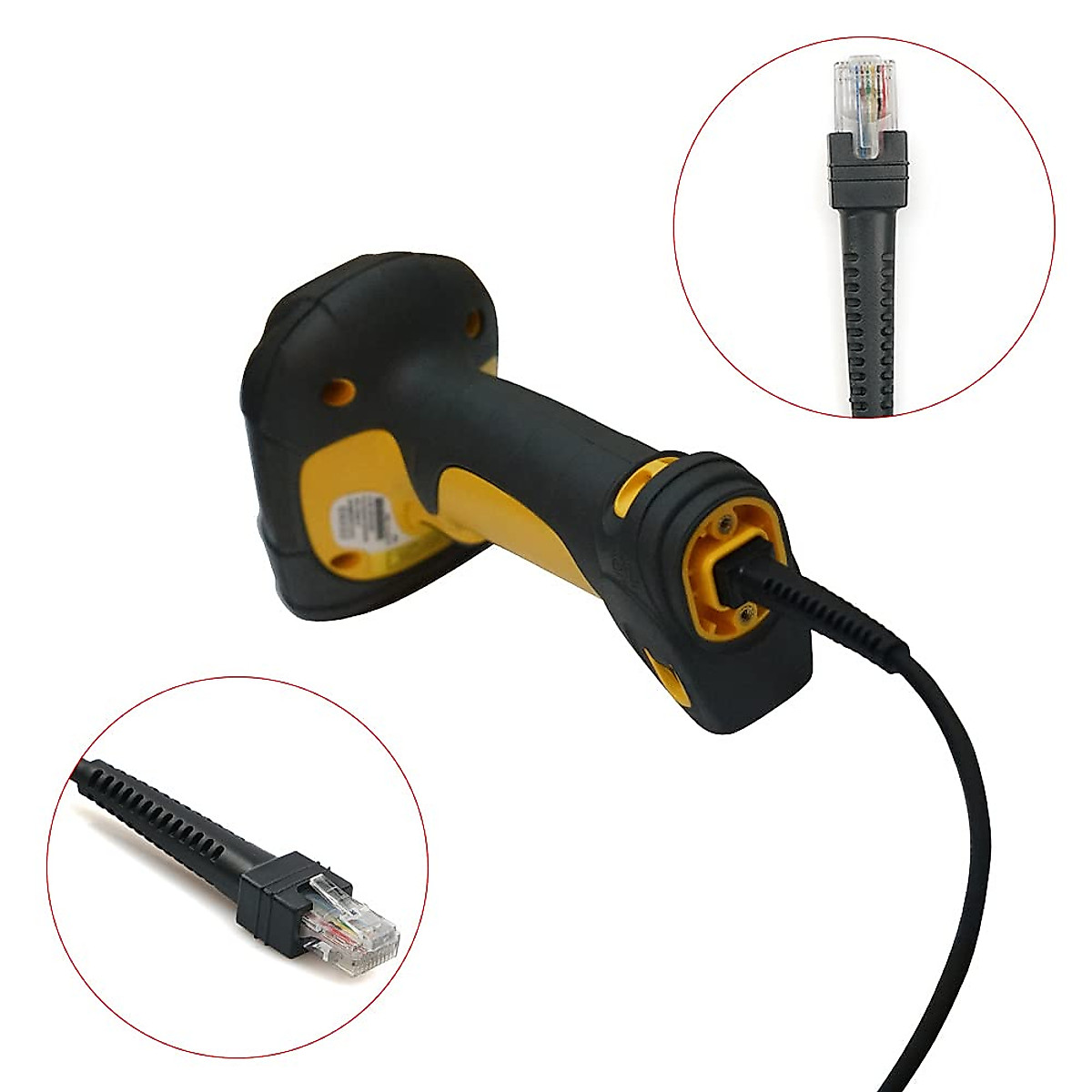 Scanner Cable for Symbol LS3408 to VC5090 DS3508 (8-PIN) Mobile Computer(25-71917-02R),Rugged Connecto,Barcode Scanner Accessories(10Ft/3M)