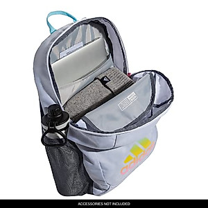 adidas Ready Backpack, Stone Wash White/Bliss Pink/Bliss Blue, One Size