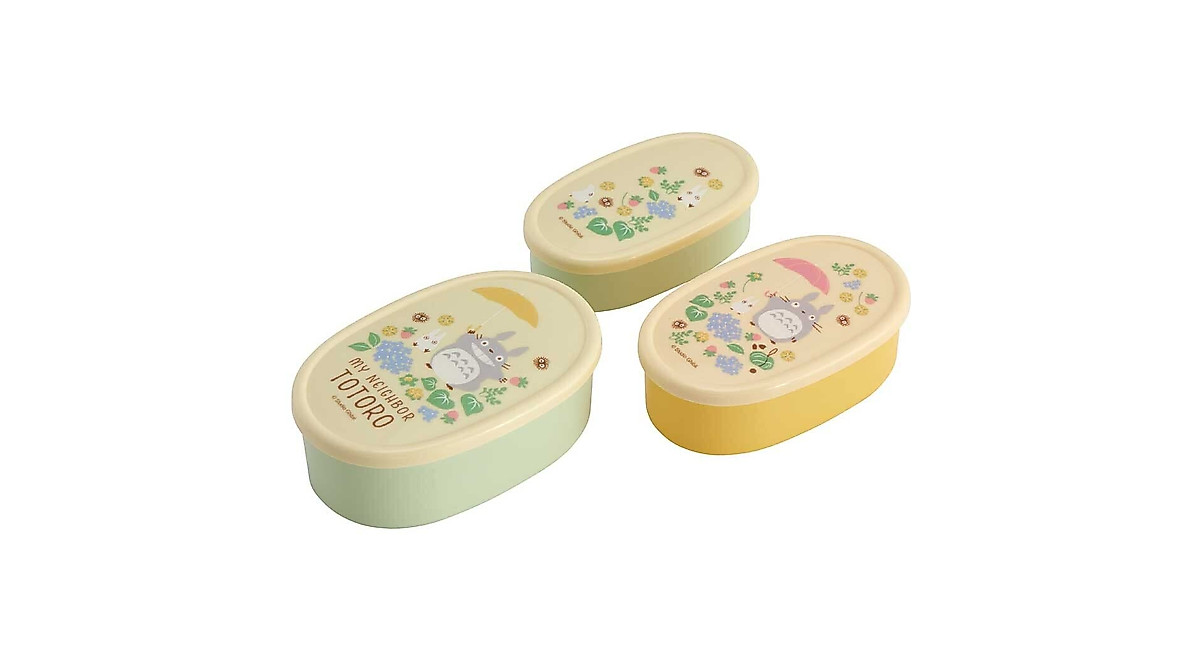 Skater My Neighbor Totoro Food Storage Containers Set - Authentic ...