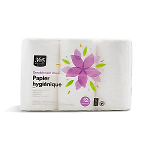 365 by Whole Foods Market, Bath Tissue Double Roll 286 Sheet 12 Count, 286 Count