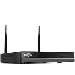 10CH 3MP/1080P/960P Network Video Recorder for Hiseeu Wireless Security Camera Systems, without HDD