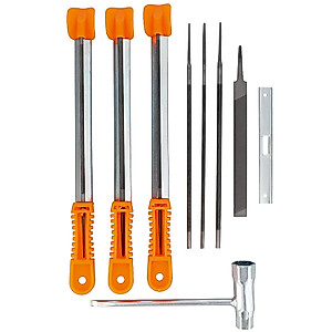 Felled Soft-Sided Chainsaw Carrying Case 18 Inch to 14 Inch and Chainsaw Sharpening Kit File Set, Guide Set, Depth Gauge