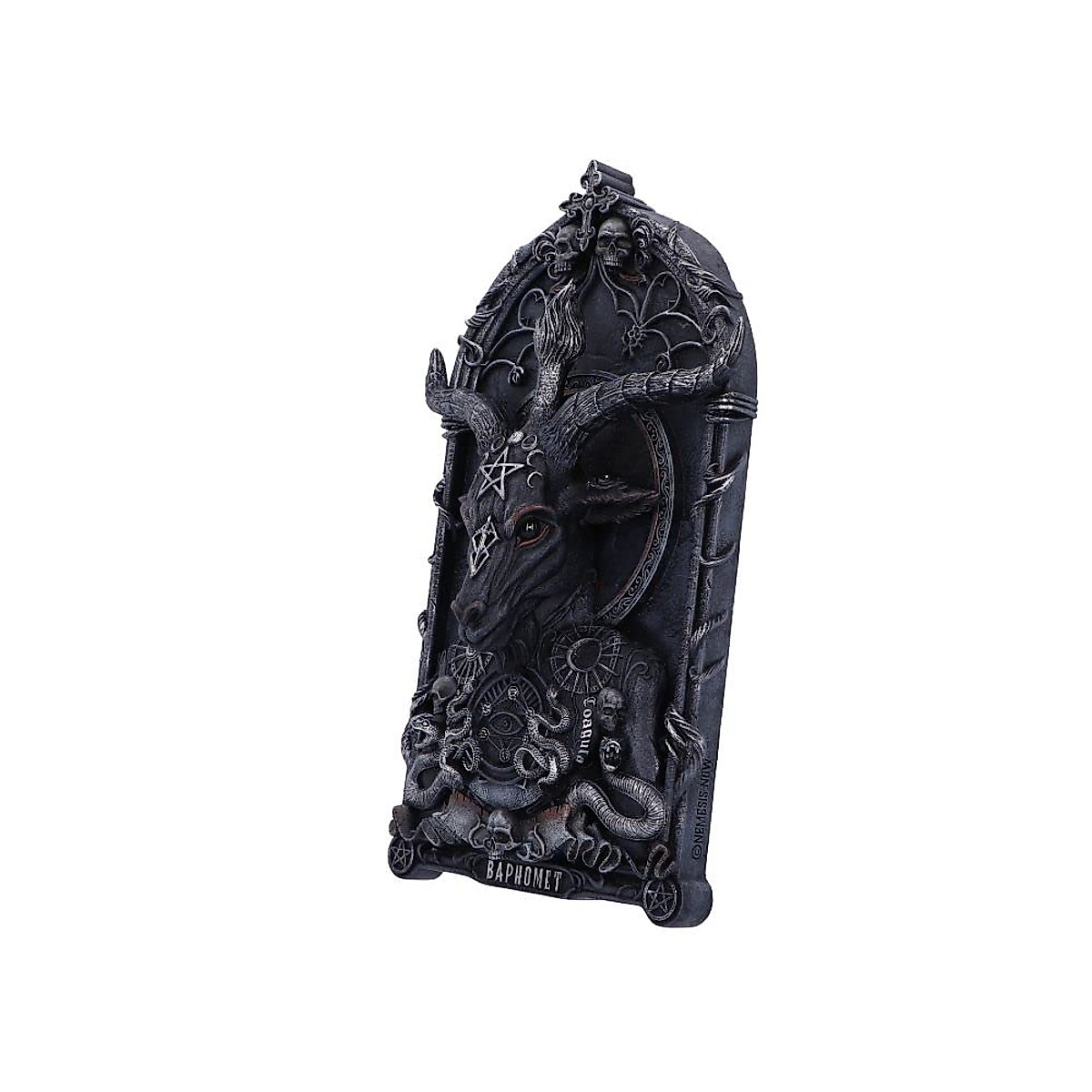Nemesis Now Baphomet's Invocation Wall Plaque, Black, 30.5cm