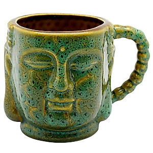 Buddha Ceramic Mug - 12oz - 2pc Set