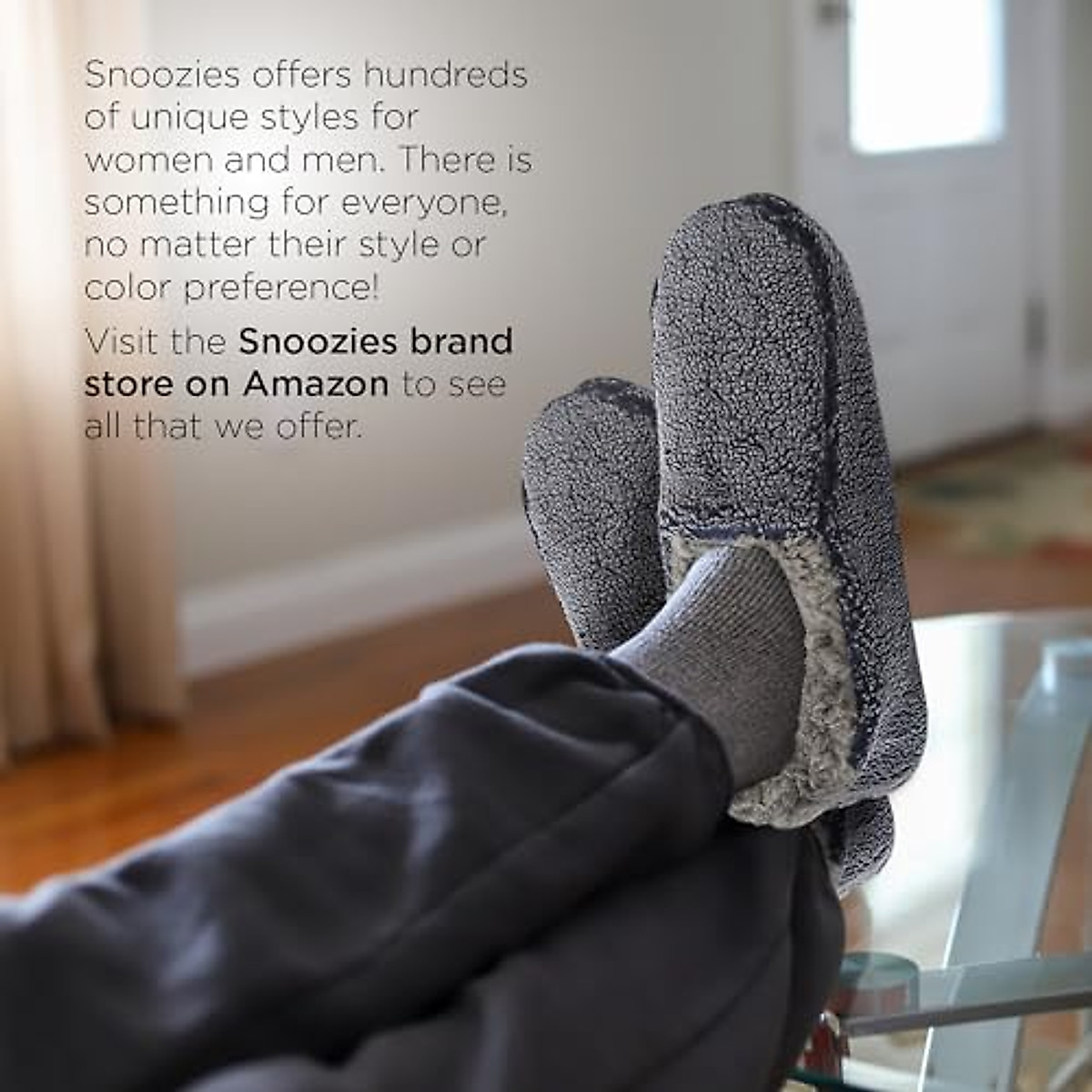 Snoozies Mens Pairables - Mens Slippers - House Slippers for Men - Couch Potato - Medium