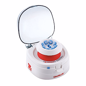 Ohaus FC5306 Frontier 5306 Mini Centrifuge, 2 Rotor Options, 6000 RPM