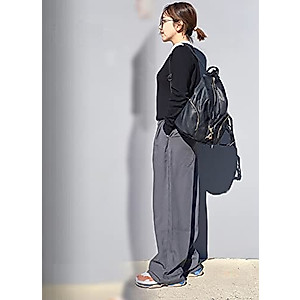 DIOPHY Fashion Large Backpack Purse for Women Fashion Backpack with Zipper Pockets on Both Side Womens purse.