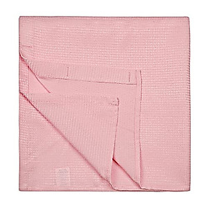 Pretty House Water Resistant Light-Weight Shower Curtain, Waffle Weave; Spa, Hotel Quality Premium Bathroom Shower Curtains; Machine Washable; 72 x 72 inch Blush Curtain