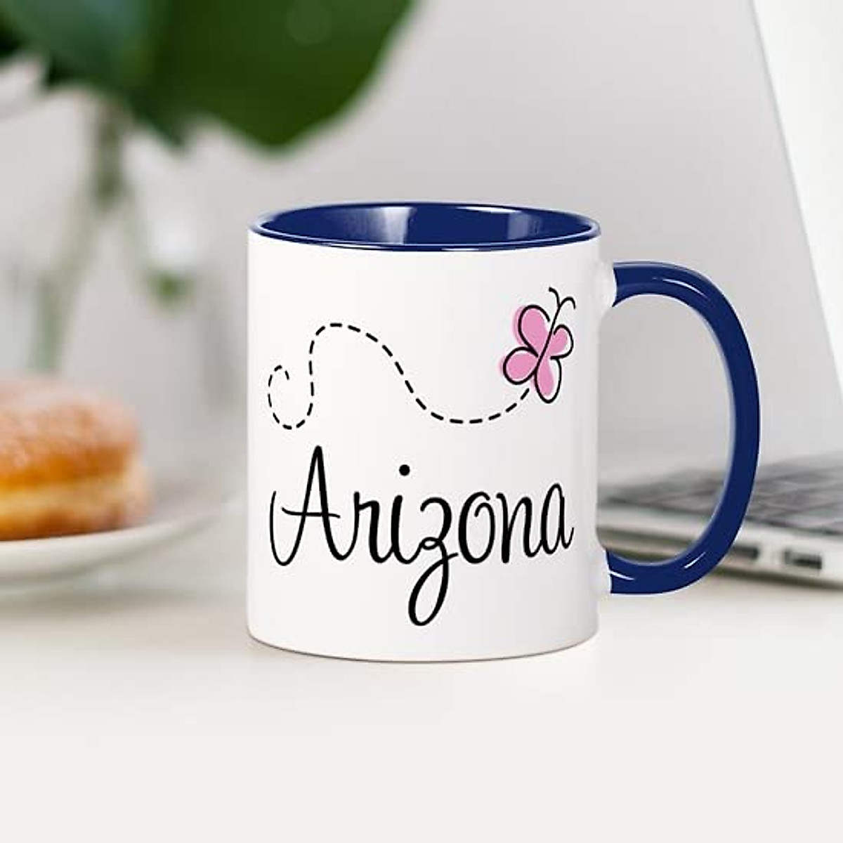 CafePress Butterfly Arizona Mug Ceramic Coffee Mug, Tea Cup 11 oz