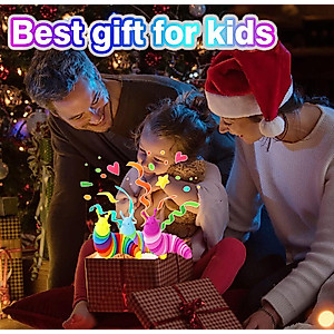 Fidget Toys Slug ,Sensory Slug Fidget Toy for Kids ,Toddler Sensory Toys,Stress Relief Toy,ADHD & Autism Fidget Toys,Preschool Boy Girl Gifts Idea,Goodie Bag Stuffers(6PCS)