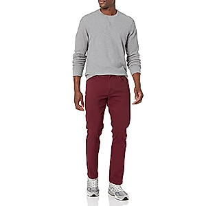 Amazon Essentials Men's Long-Sleeve Slub Thermal Crewneck (Previously Goodthreads), Grey Heather, 3X-Large