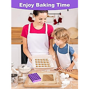 Palksky Gold Fish Crackers Cookie Cutter, 25Pcs Mini Fish Biscuit Cutter, Gold Fish Cutter for Crackers, Plastic Tiny Treats Baking Mold For Fish Shaped Foods