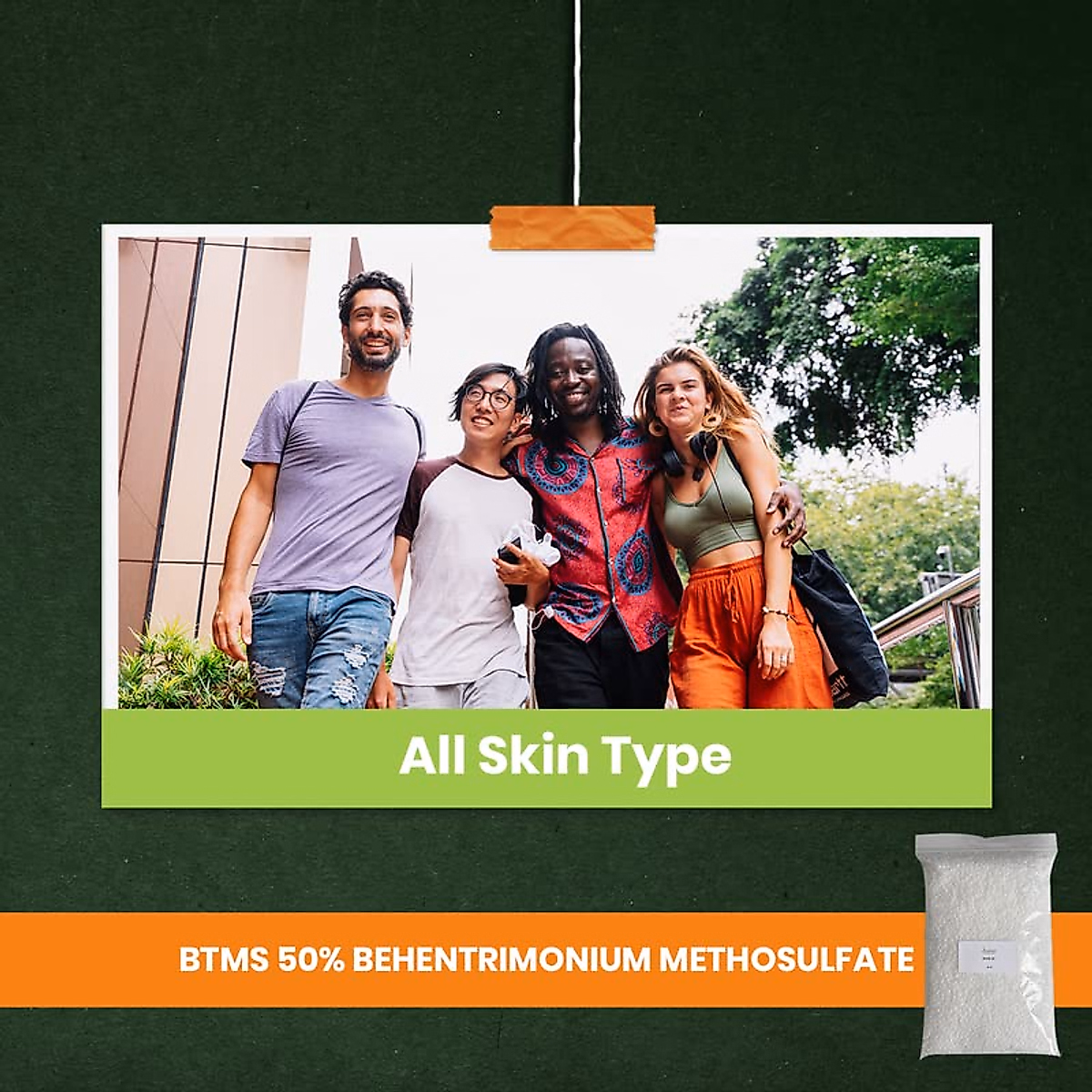 4 OZ BTMS 50 conditioning emulsifier derived from colza oil and Consists of Behentrimonium Methosulfate, Cetyl Alcohol and Butylene Glycol. BTMS 50 emulsifying wax for Beauty Products 4 OZ