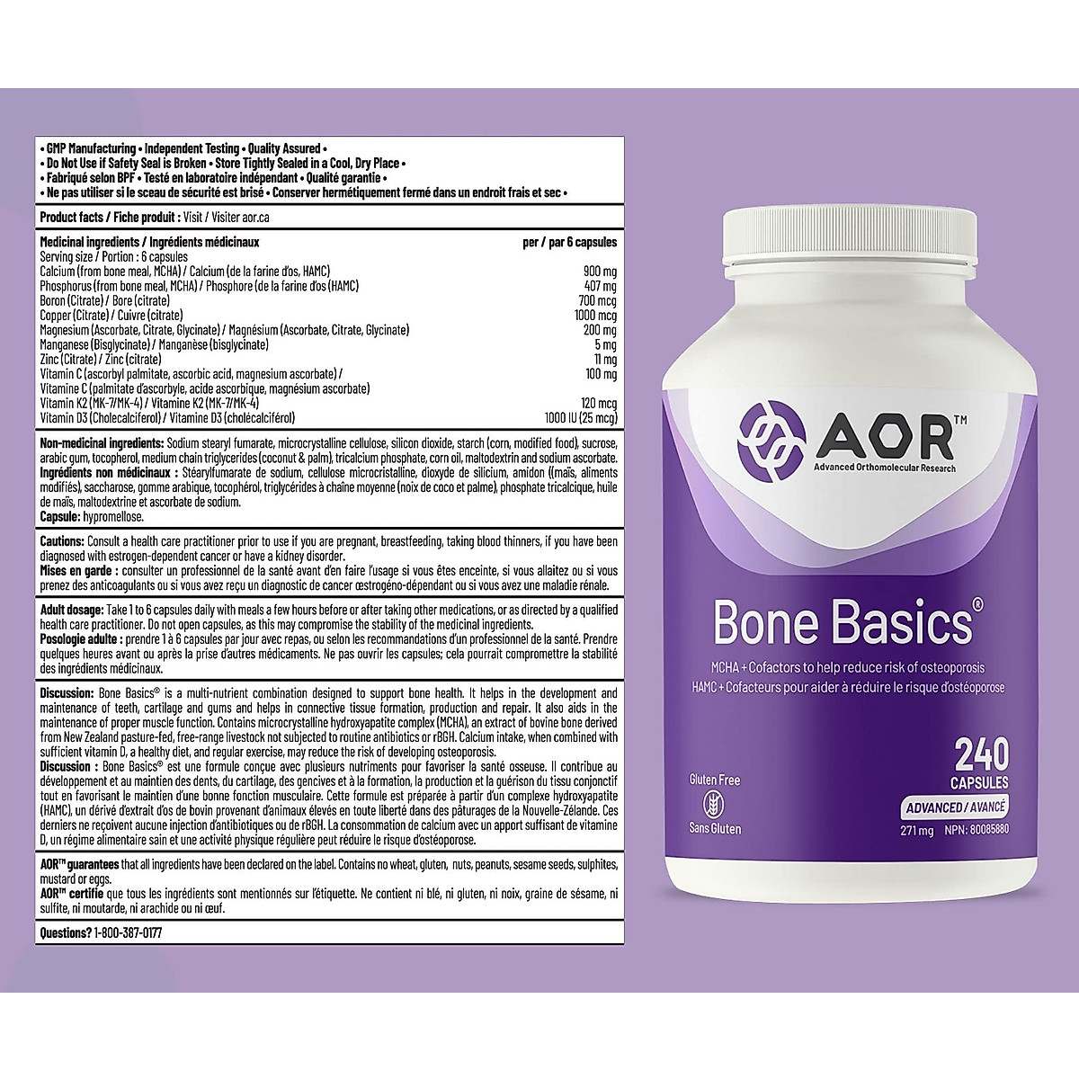 AOR Bone Basics, 240 CT