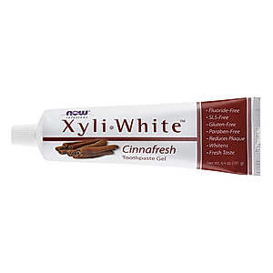 NOW FOODS Xyliwhite Cinnafresh Toothpt, 6.4 OZ