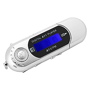 Portable MP3 Player with Earphone Support FM Radio Voice Recorder TF Card, Music Player with LCD Screen USB 2.0 High Speed Transfer Multifunction MP3 Player for Walking Sier