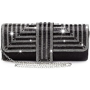 ELDA Clutch Purses for Women Evening Bags Sparkling Formal Party Rhinestone Purse Wedding Cocktail Prom Clutches