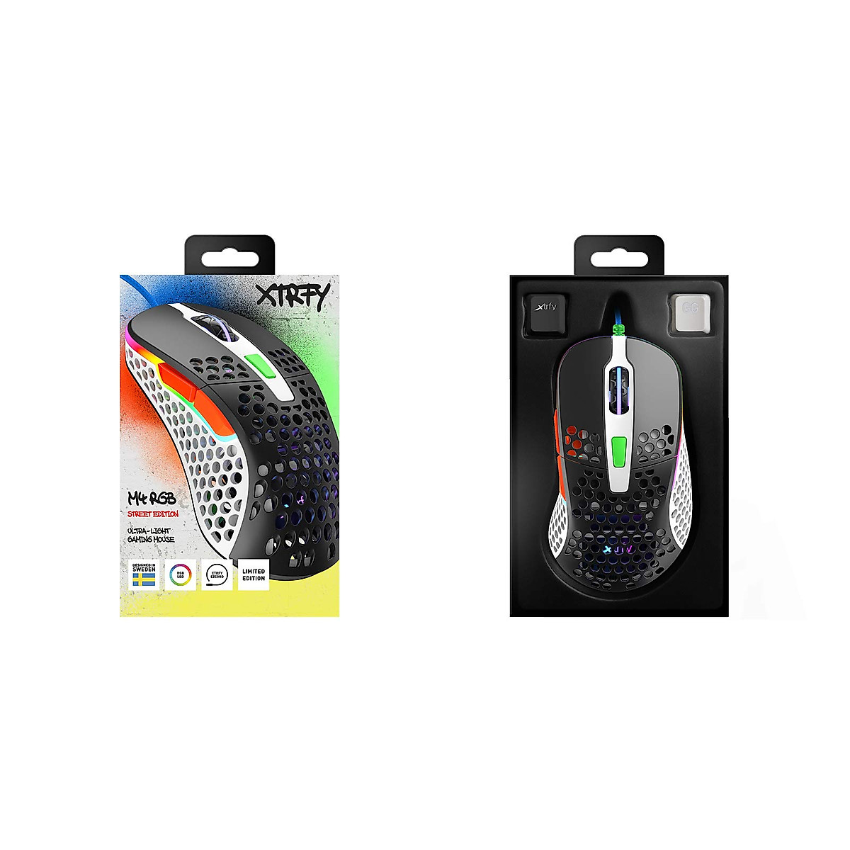 Xtrfy M4 RGB Street Edition - Ultra Light Gaming Mouse