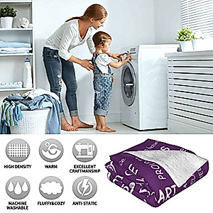 Aunt Blanket Gifts for Aunts from Niece for Mothers Day Birthday Thanksgiving Christmas Blanket Throw Soft 60" x 50"