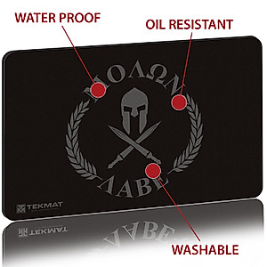 TekMat Molon Labe Come and Take Them Cleaning Mat