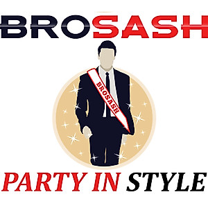 Brosash "Buy Me a Shot Before I Tie The Knot Red Bachelor Bachelorette Party Sash Black Lettering Bride Gifts Bridal Shower Favors Engagement Set Women Men Wedding Ideas Decorations Funny Decor