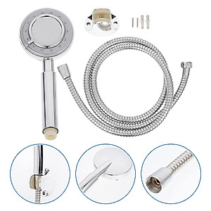 Cabilock Shower Faucet Set Spa Bath Set 1 Set of Handheld Shower Head Handheld Shower Head with Holder Adjustable Shower Nozzle High Pressure Shower Head with Handheld Bathtub Jets Hand Shower