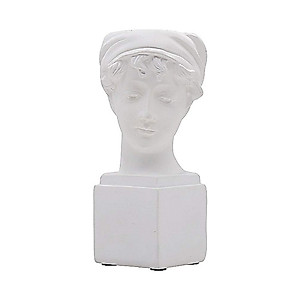 BESPORTBLE White Statue Decor 1pc Ancient Greece White Girl Household Decorative Flower Pots