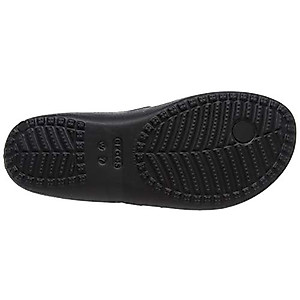 Crocs womens Kadee Ii Flip Flop, Black, 10 US