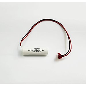 1.2V 1600mAh ELB1P201NB Exit Sign Emergency Light Battery for Lithonia ELB1P201N2 ELB1P2901N ELB1P201N ANIC1493 Lithonia 1009S00-MZ ELB0320 Grainger 4WT20 OSA212 NIC1169 EBE-33 Ni-MH 1600mAh 1.2V