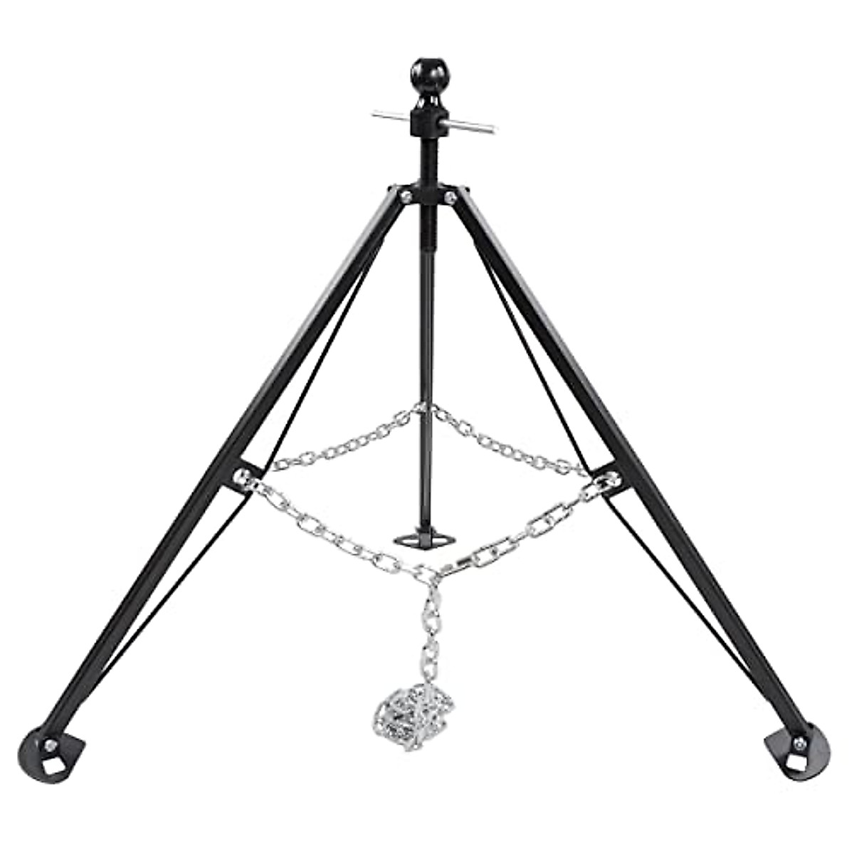 Dumble Gooseneck RV Stabilizer Tripod - 2-5/16in Ball Joint 7500lb Cap 5th Wheel Tripod Stabilizer Adjustable Jack