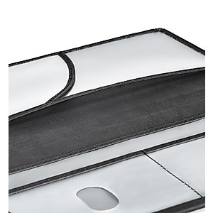 HerriaT Car Registration and Insurance Card Holder - Leather Vehicle Glove Box Automobile Documents Paperwork Wallet Case Organizer for ID, Driver's License, Key Contact Information Cards