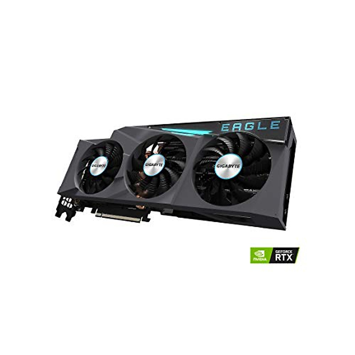 Gigabyte GeForce RTX 3090 EAGLE OC 24G Graphics Card, 3x WINDFORCE Fans, 24GB 384-bit GDDR6X, GV-N3090EAGLE OC-24GD Video Card