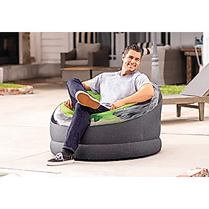 Intex Inflatable Empire Chair, 44" X 43" X 27", Color May Vary, 1 Pack