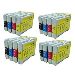 16-Pack US Patented Compatible Ink Cartridges for Brother LC51 MFC 230C 240C 350C 440CN 465CN 3360C 5460CN 5860CN 665CW 685CW 845CW 885CW
