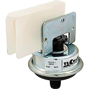 Advantage Tecmark Spa 3000 Series Pressure Switch 25A SPNO 1/8" Thrd Plastic 3029P, White