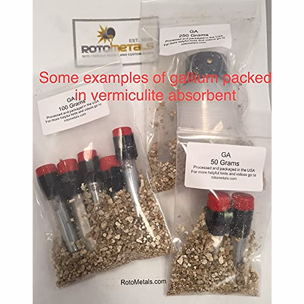 RotoMetals Gallium Spoon Mold + Gallium -Create a Magic Disappearing/Bending/Melting Gallium Spoon, Includes Syringe with Gallium Included