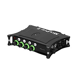Sound Devices MixPre-6 II Portable 32-Bit Float Multichannel Audio Recorder/Mixer, and USB Audio Interface