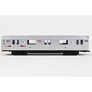 Daron MTA Diecast Subway Car Silver Medium