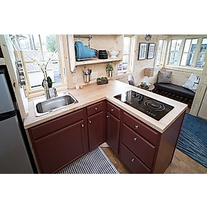 True Induction TI-2B Built-in Double Burner Induction Glass Cook-Top 120V Black