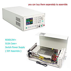 Digital Power Supply case S12A Suitable for RD6012W and AC-DC Switch Power Supply, Accessory-Metal Case