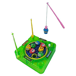 JA-RU Pocket Travel Magnetic Fishing Game (6 Toys) Classic Rotating Mini Family Board Games for Kids. Preschool Educational Games. Travel Car Games. Bulk Party Favors Birthday Gifts. 3205-6p