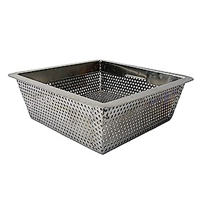 AmGood Commercial Floor Drain Strainer - 304 Stainless Steel 8.5" x 8.5" x 3"