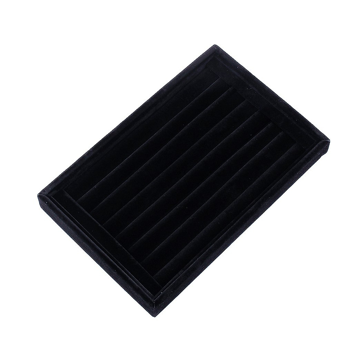 Lders For Jewelry,Jewellery Black Felt Foam,Ring Holders Strips,Black Velvet Jewelry Tray,Boite A Bague Ring Jewellery Display Storage Box Tray Case Organiser For Tie Clip Earrings