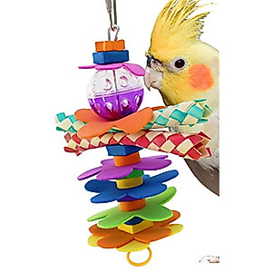 Bonka Bird Toys 1861 Flower Power Bird Toy Parrot cage Toys Cages Cockatiel parrotlet Conure