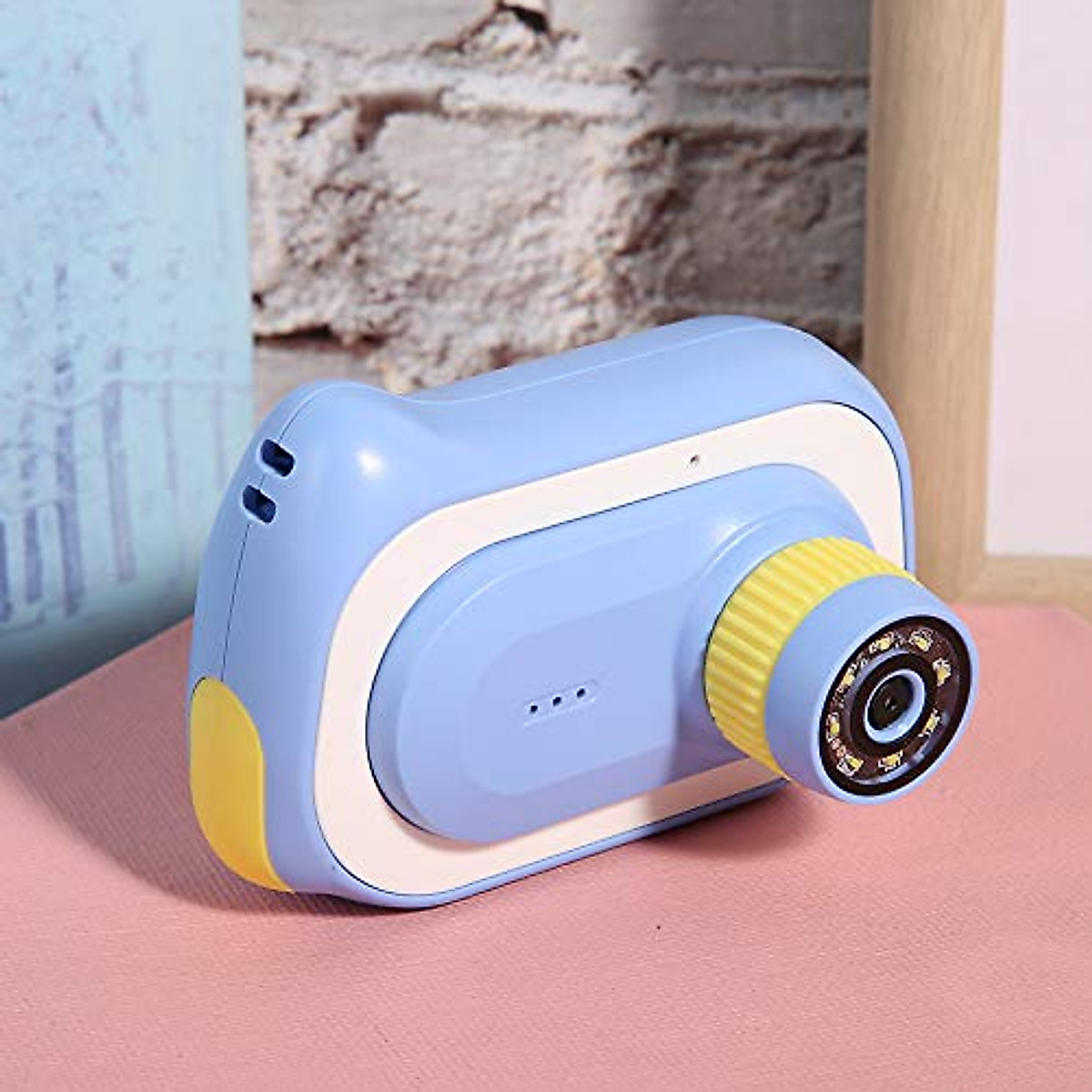 Shanrya Digital Camera, Made Plastic Material Camera, Support Maximum 64GB for Beginner Children Record The Children Happy Time Gifts